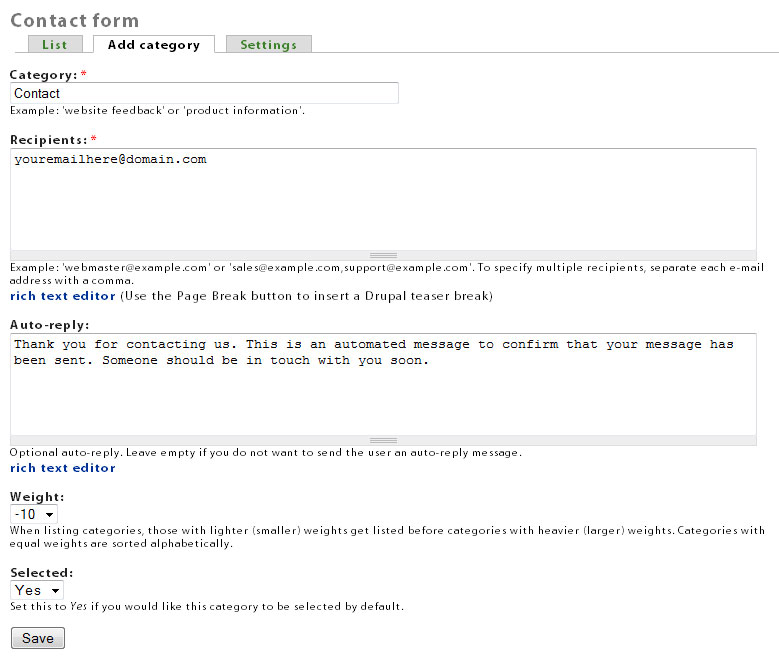 How To Use Contact Forms